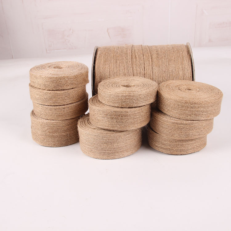 Wholesale natural jute ribbon roll for decoration | MingRibbon.com